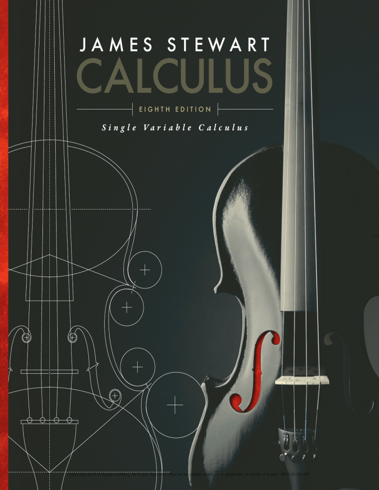 Single Variable Calculus, 8th Edition - Textbook