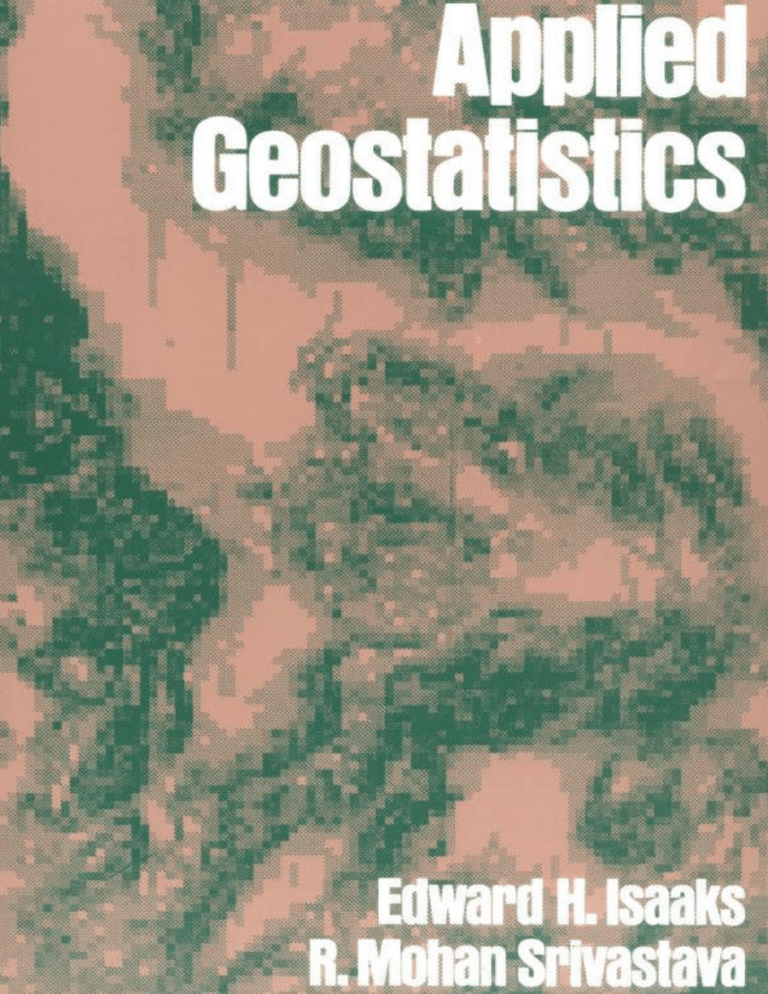 Applied Geostatistics: An Introduction