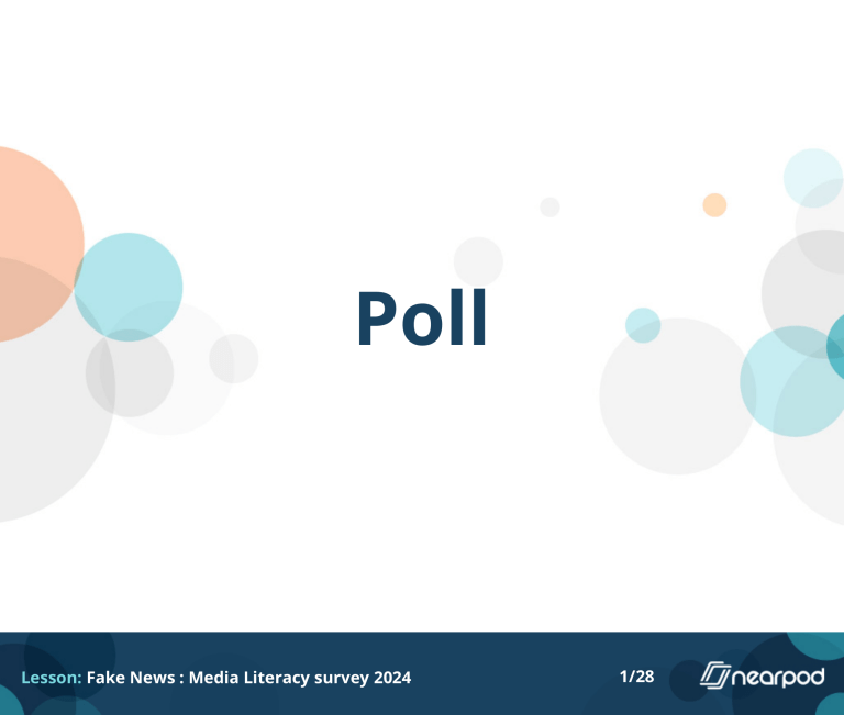 Fake News & Media Literacy Survey 2024: Lesson & Quiz