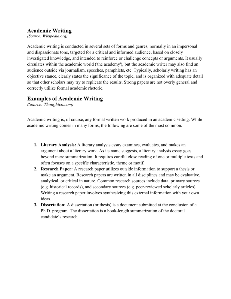 Academic Writing Guide: Types, Characteristics, Plagiarism & Rhetoric