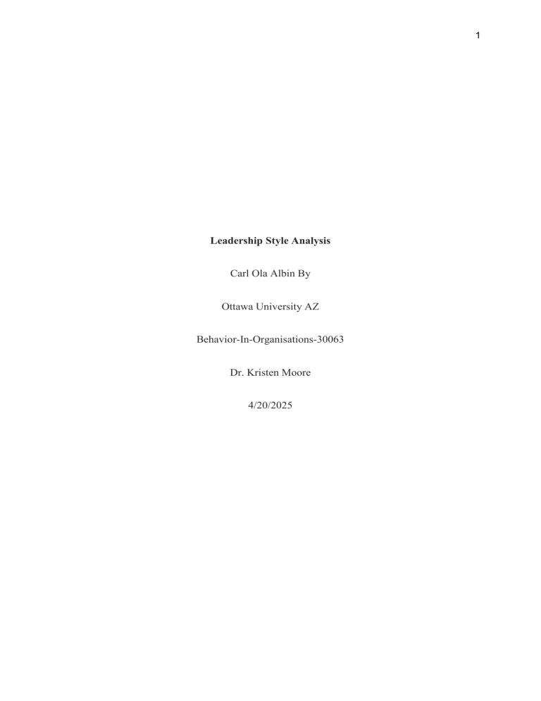 Leadership Style Analysis: Satya Nadella & Microsoft