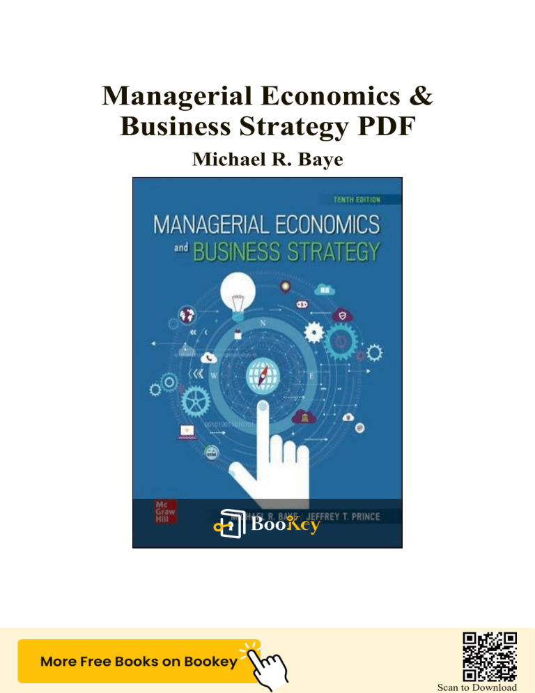 Managerial Economics & Business Strategy Textbook