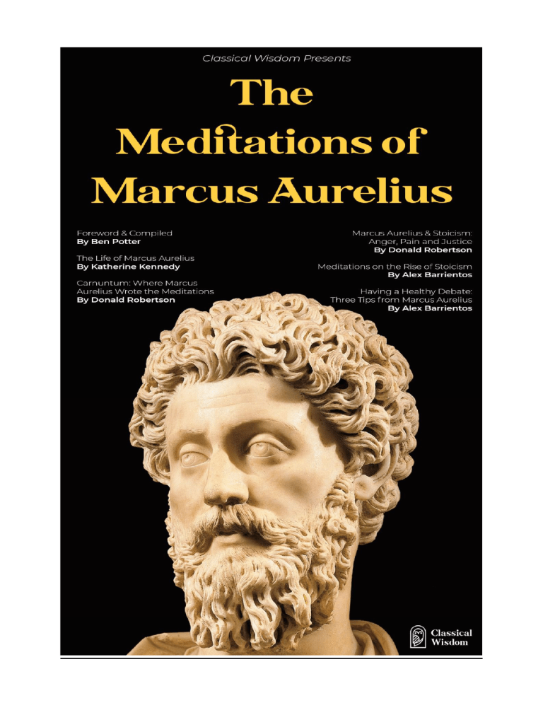 Marcus Aurelius Meditations: Stoic Philosophy & Ancient Wisdom Guide