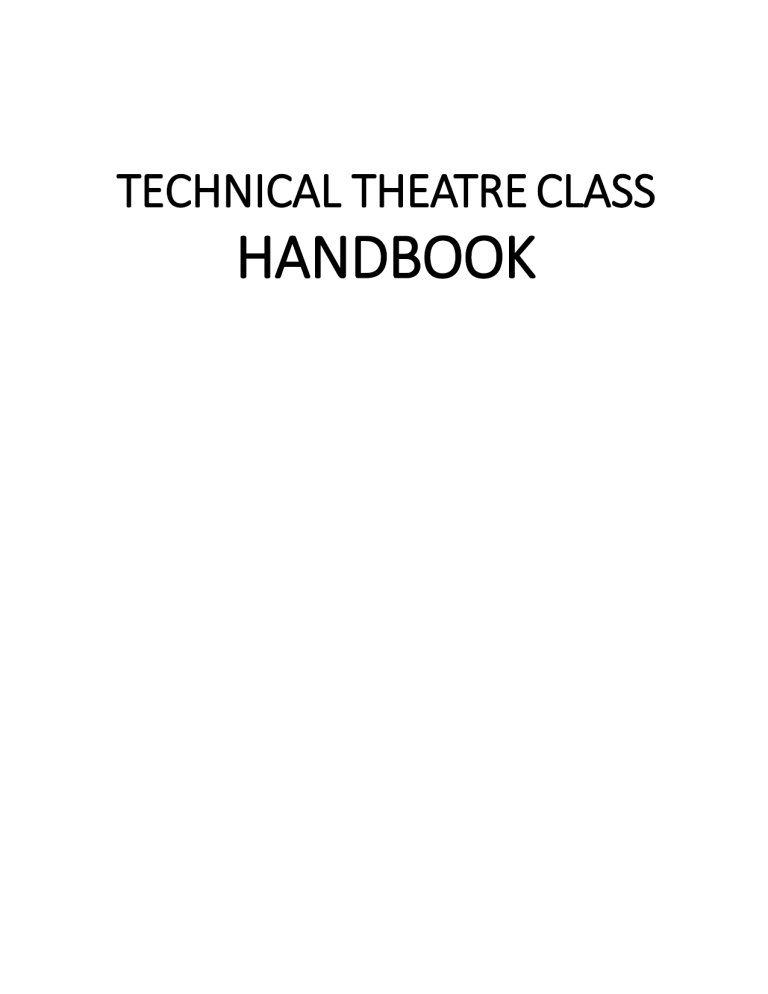 Technical Theatre Handbook: Stage Types & Lighting Basics Guide