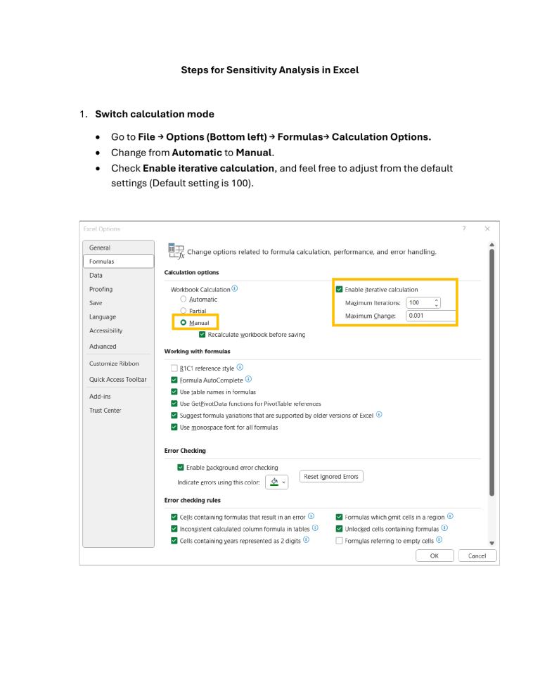 Sensitivity Analysis in Excel: A Step-by-Step Guide