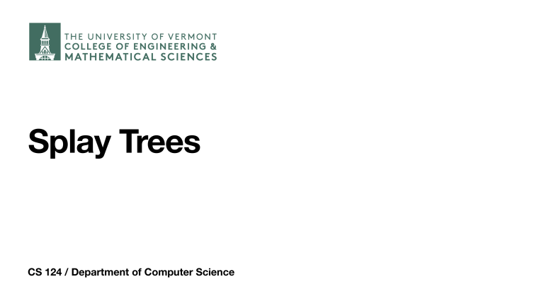 Splay Trees: Self-Balancing Binary Search Trees Explained