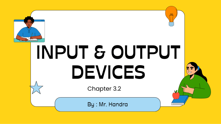 Input & Output Devices, Sensors: Computer Hardware Fundamentals