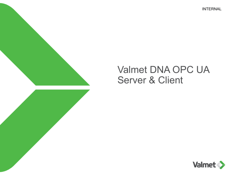 Valmet DNA OPC UA Server & Client: Technical Overview & Features