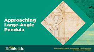 Approaching Large-Angle Pendula: Elliptic Integrals & Physics Analysis