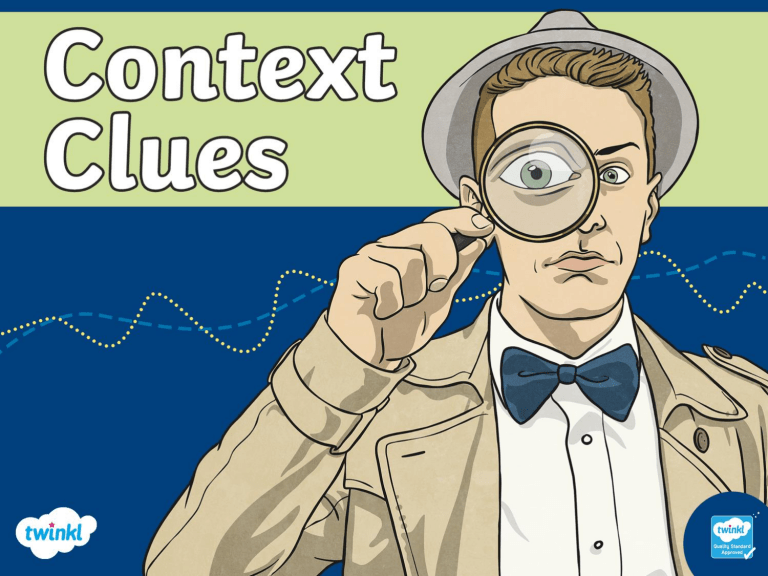 Context Clues Worksheet: Vocabulary Building Activity
