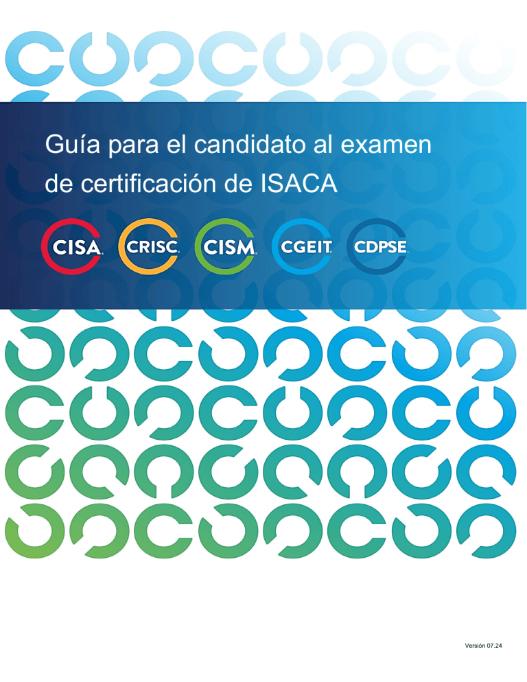 Guía para el candidato al examen de certificación de ISACA