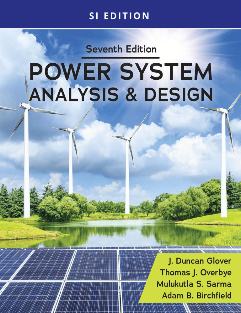 Power System Analysis & Design Textbook