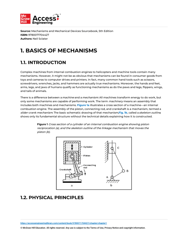 Mechanisms & Devices: Basics, Efficiency, and Mechanical Advantage