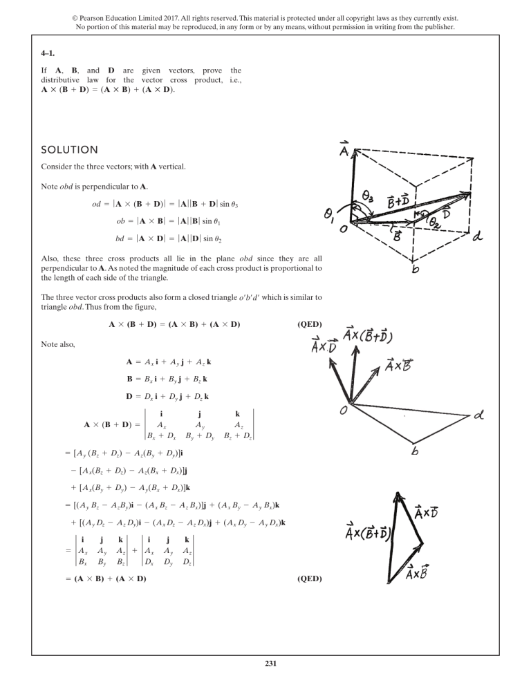 Vector Mechanics Solutions: Cross Product, Triple Scalar Product, Moments
