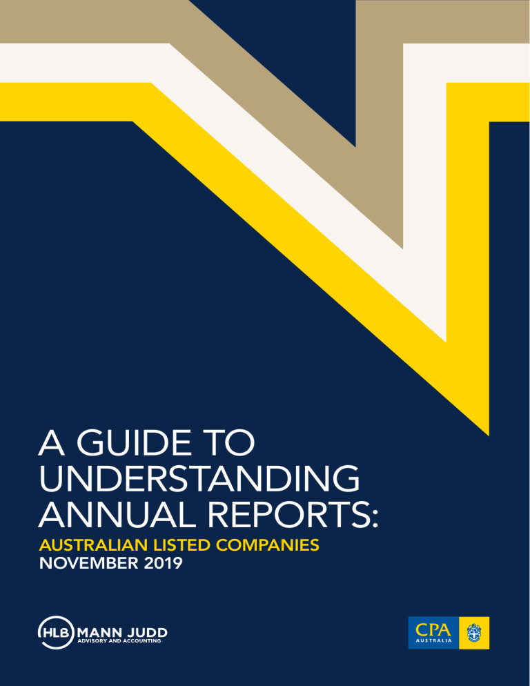 Guide to Understanding Annual Reports: Australian Listed Companies