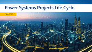 Power Systems Projects Life Cycle: Phases, Stakeholders & Management