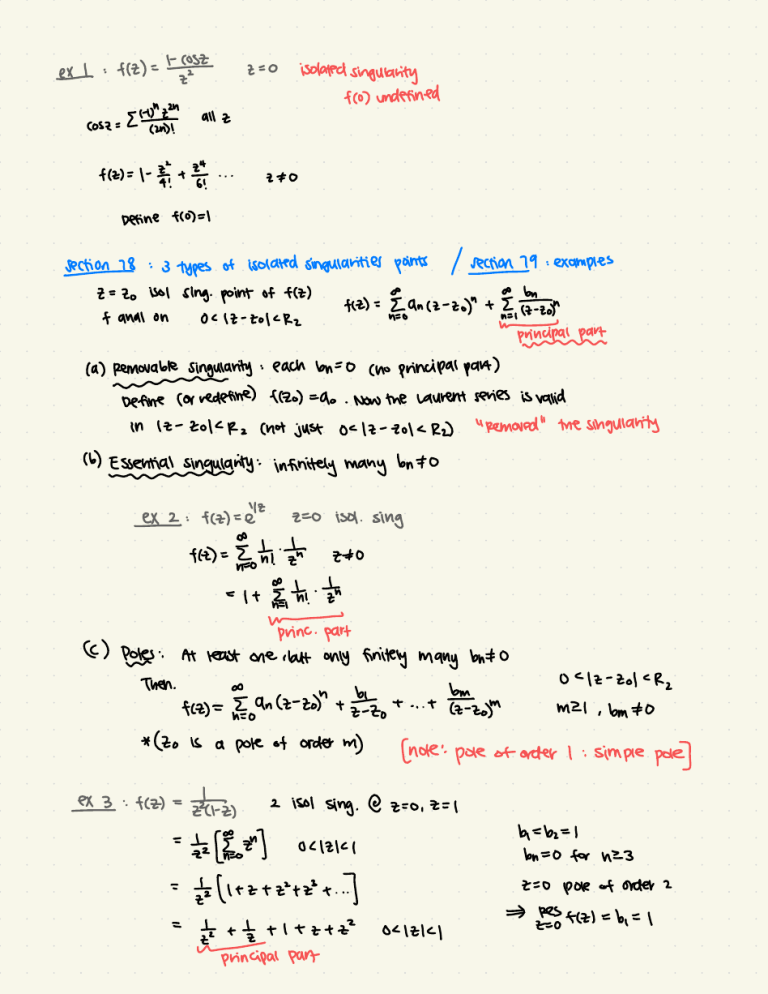 Complex Analysis: Singularities, Poles, and Residues Explained