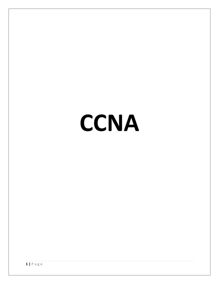 CCNA Networking Fundamentals: Devices, Topologies & Cables