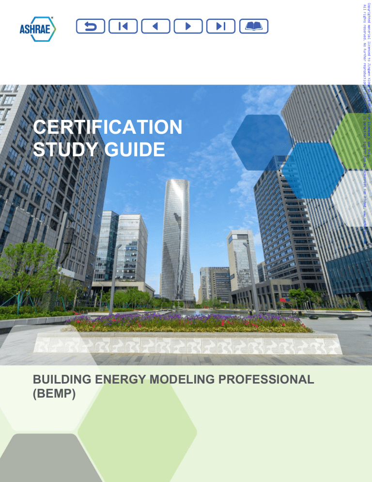 ASHRAE BEMP Certification Study Guide: Building Energy Modeling Professional