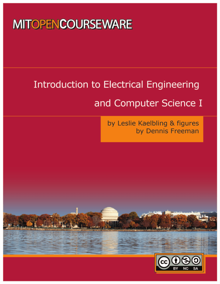 MIT 6.01: Introduction to Electrical Engineering & Computer Science I
