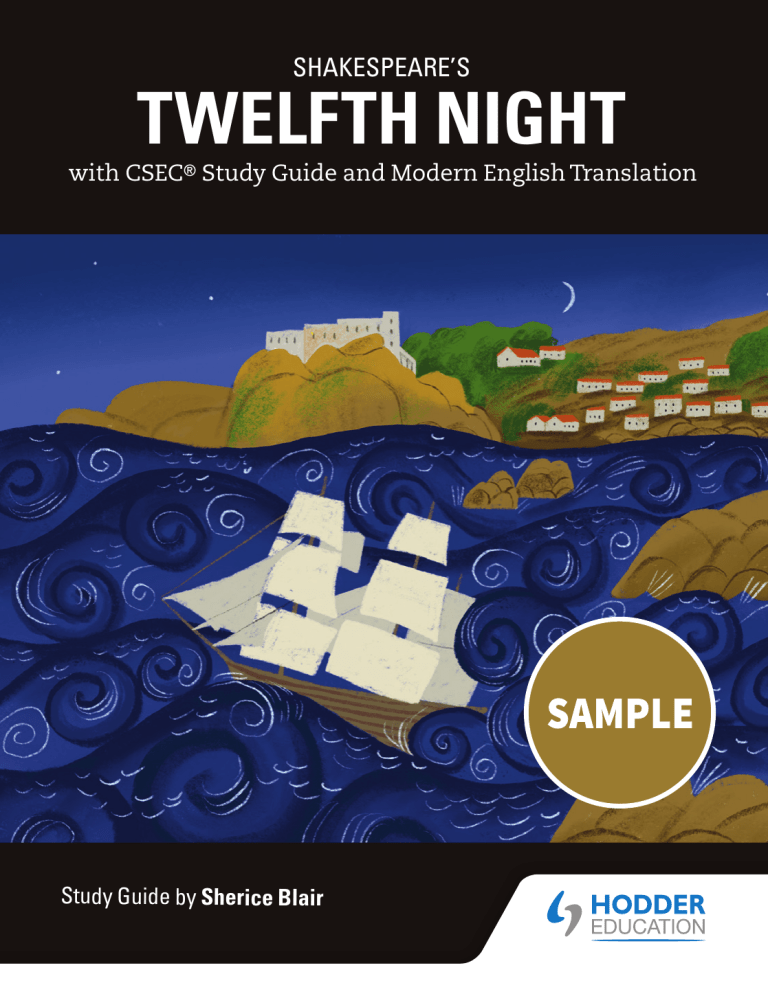 Shakespeare's Twelfth Night: CSEC Study Guide & Modern Translation