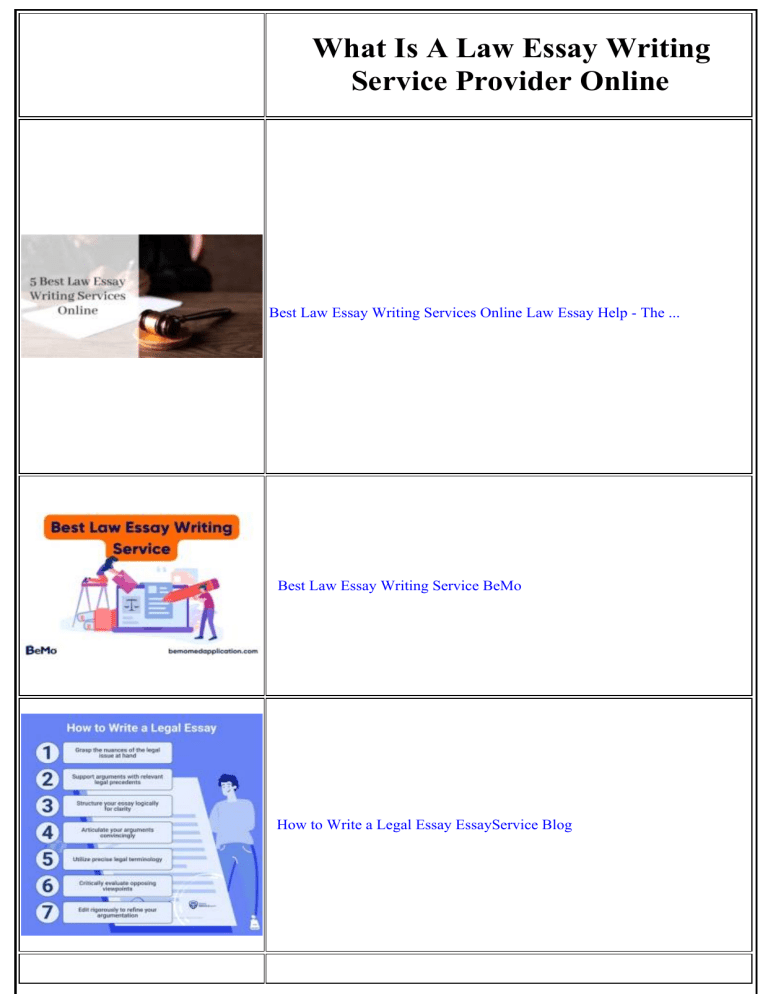 What is a law essay writing service provider online