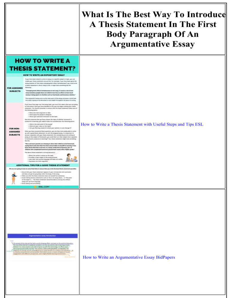 Argumentative Essay Writing: Thesis & Intro Guide