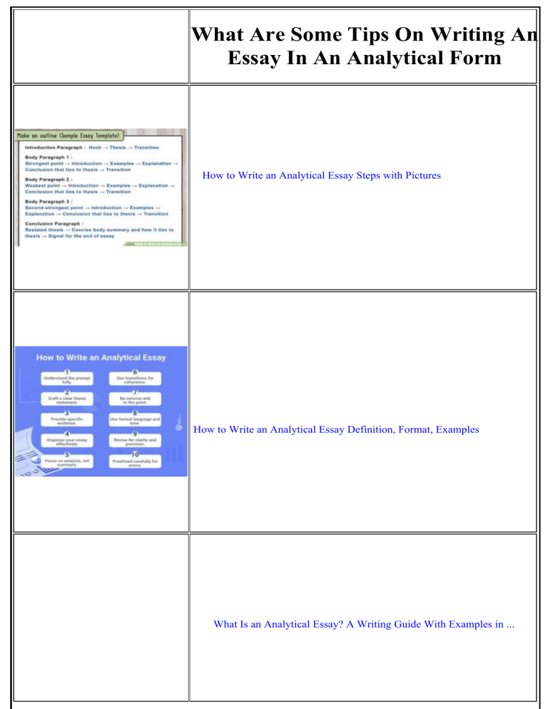 How to Write an Analytical Essay: Tips, Format & Examples