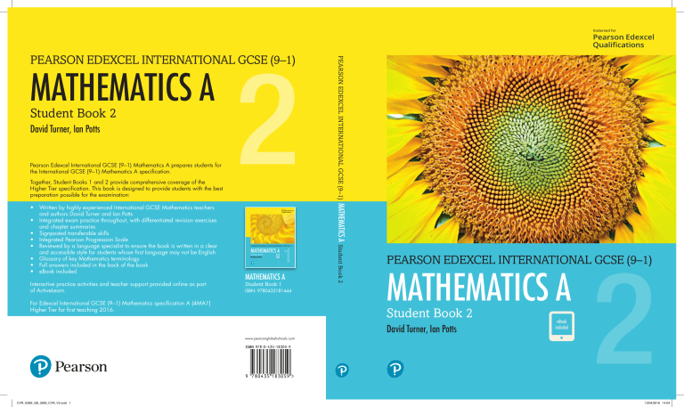 Edexcel International GCSE (9–1) Mathematics A Student Book 2