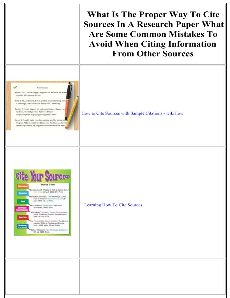 Cite Sources: Research Paper Guide & Common Mistakes