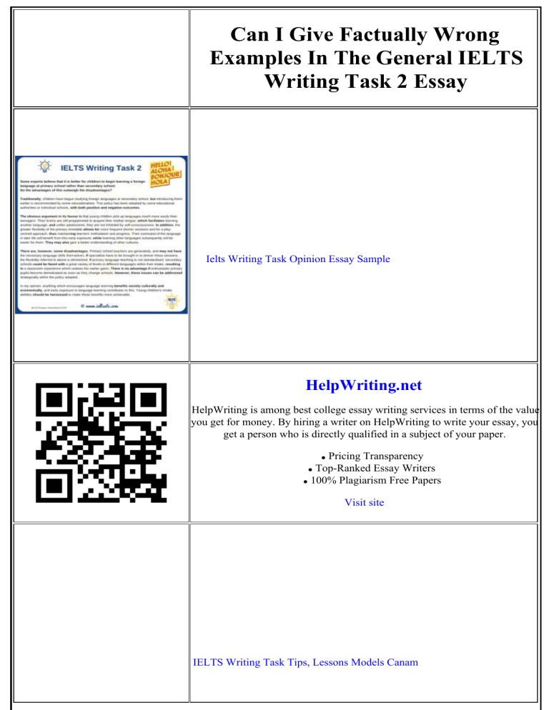 IELTS Writing Task 2 Essay Tips & Sample