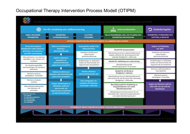 Occupational Therapy Intervention Process Model (OTIPM) Explained