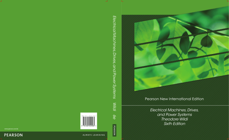 Electrical Machines, Drives, and Power Systems - Theodore Wildi 6th Ed.