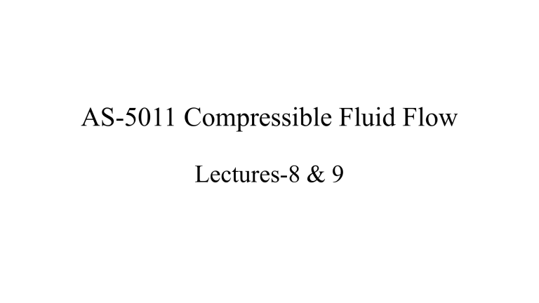Compressible Fluid Flow: Conservation Equations & Thermodynamics