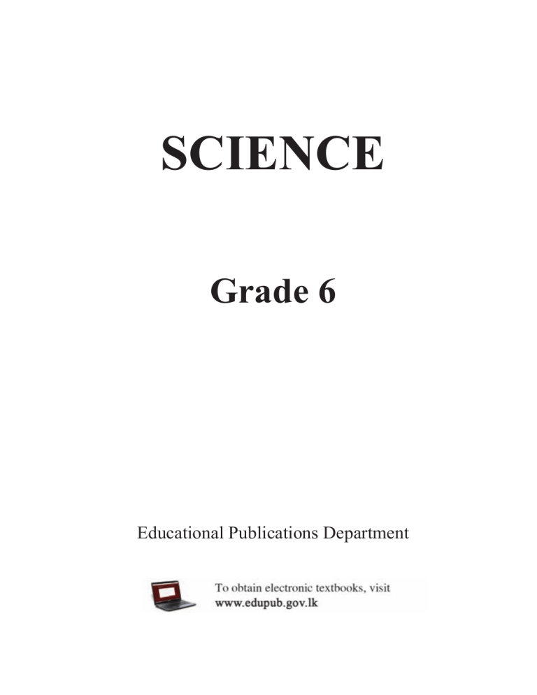 Grade 6 Science Textbook