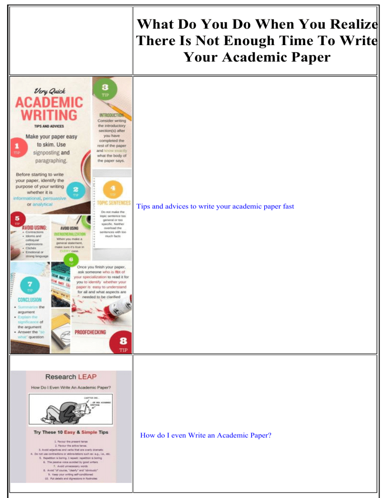 Academic Paper Writing Tips: Write Faster & Effectively