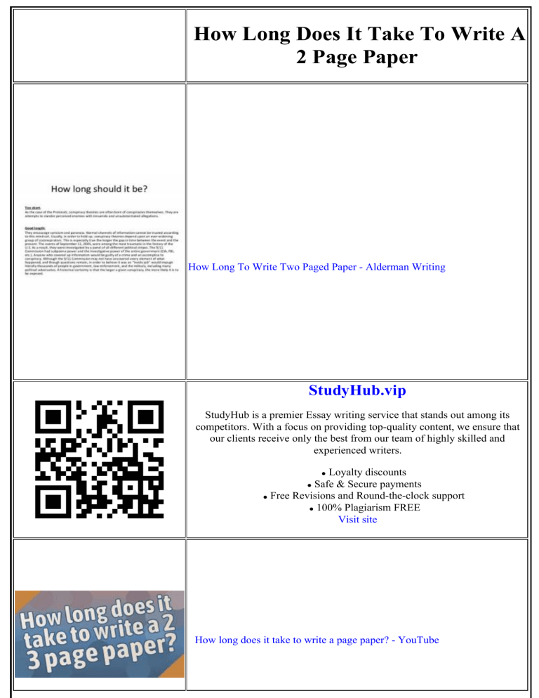 How Long to Write a 2-Page Paper? Tips & Resources