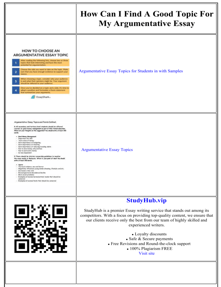 Argumentative Essay Topics: How to Choose & Examples