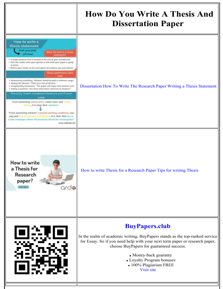 How to Write a Thesis & Dissertation: Guide & Tips
