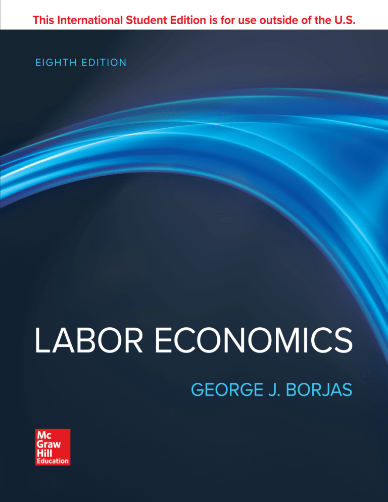 Labor Economics, 8th Edition by George J. Borjas