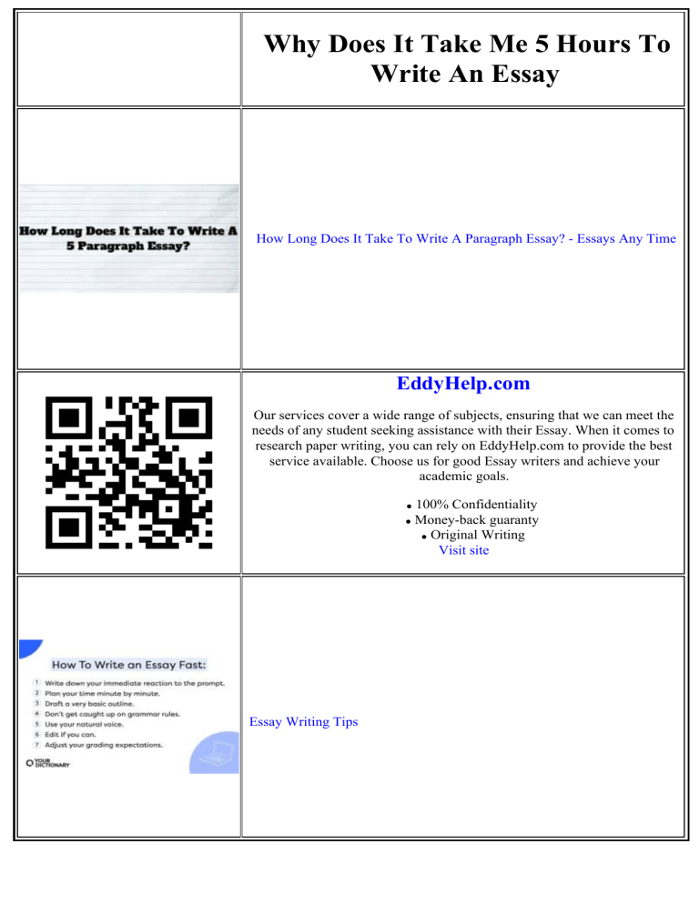 Essay Writing Tips: How to Write Essays Faster