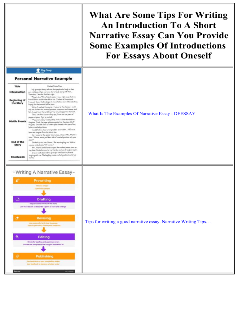 Narrative Essay Writing Tips & Example