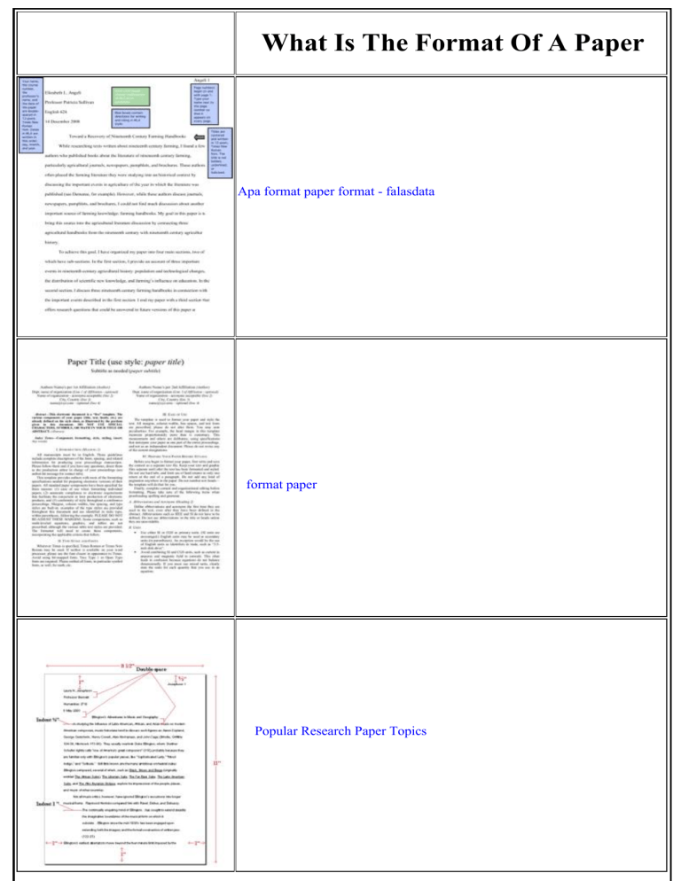 Research Paper Format Guide | APA Style
