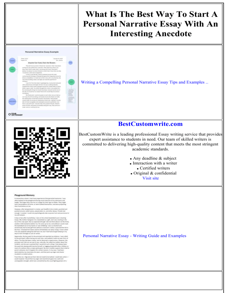 Personal Narrative Essay: Tips, Examples & Guide