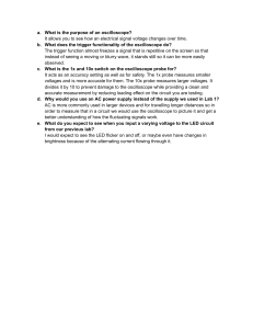 Oscilloscope Lab Assignment