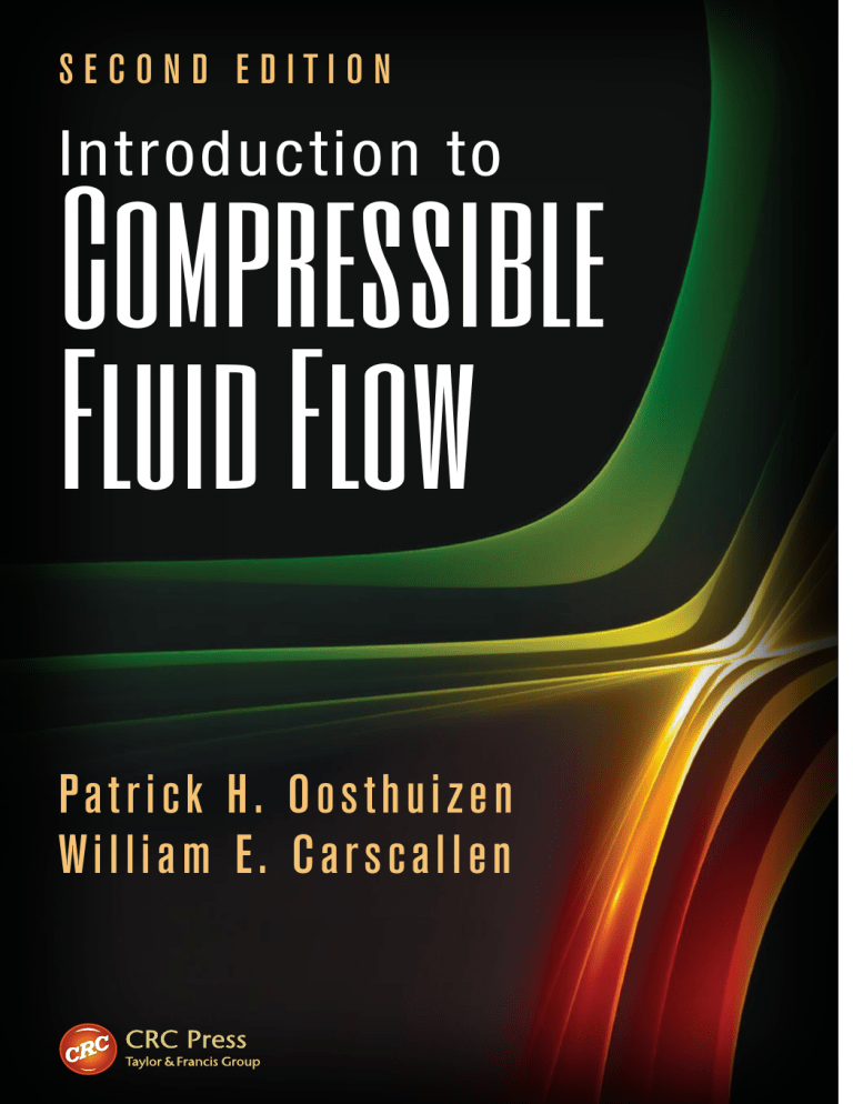 Introduction to Compressible Fluid Flow, Second Edition - Oosthuizen ...