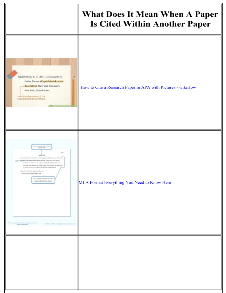 How to Cite Research Papers: APA & MLA Guide