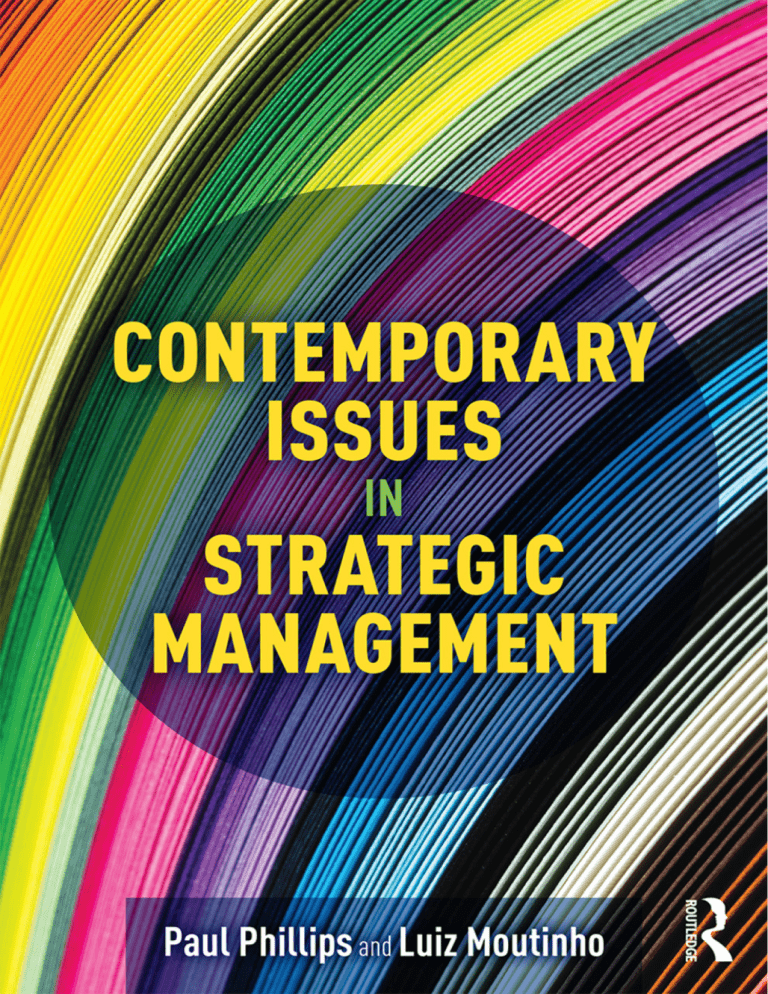 Contemporary Issues in Strategic Management Textbook | Postgraduate