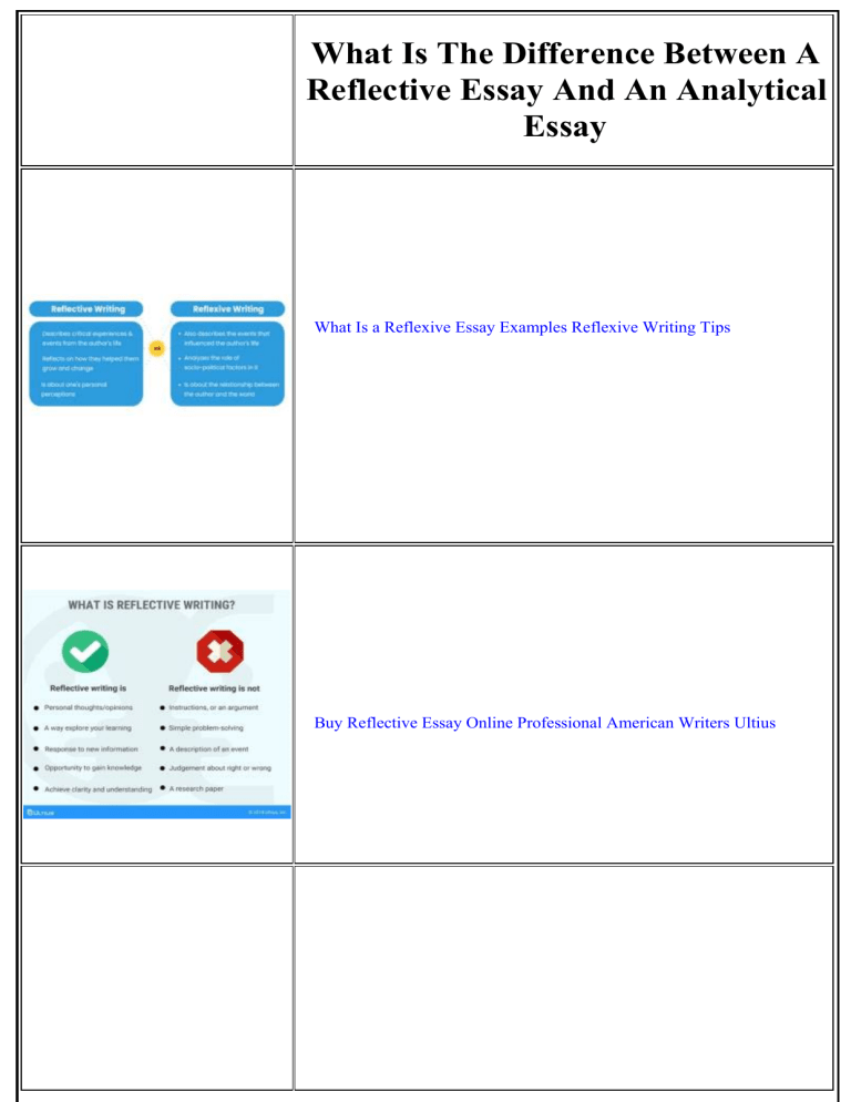 Reflective vs. Analytical Essay: Key Differences Explained