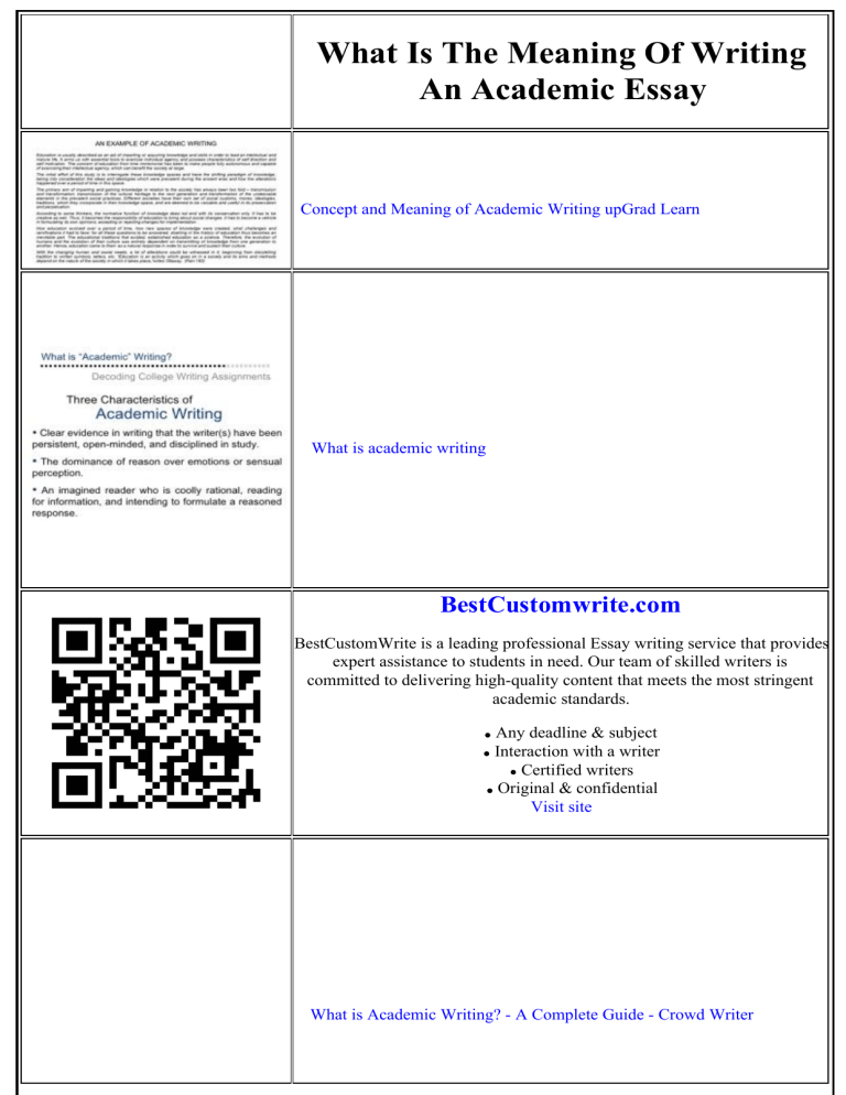 What is Academic Writing? Essay Guide & Examples